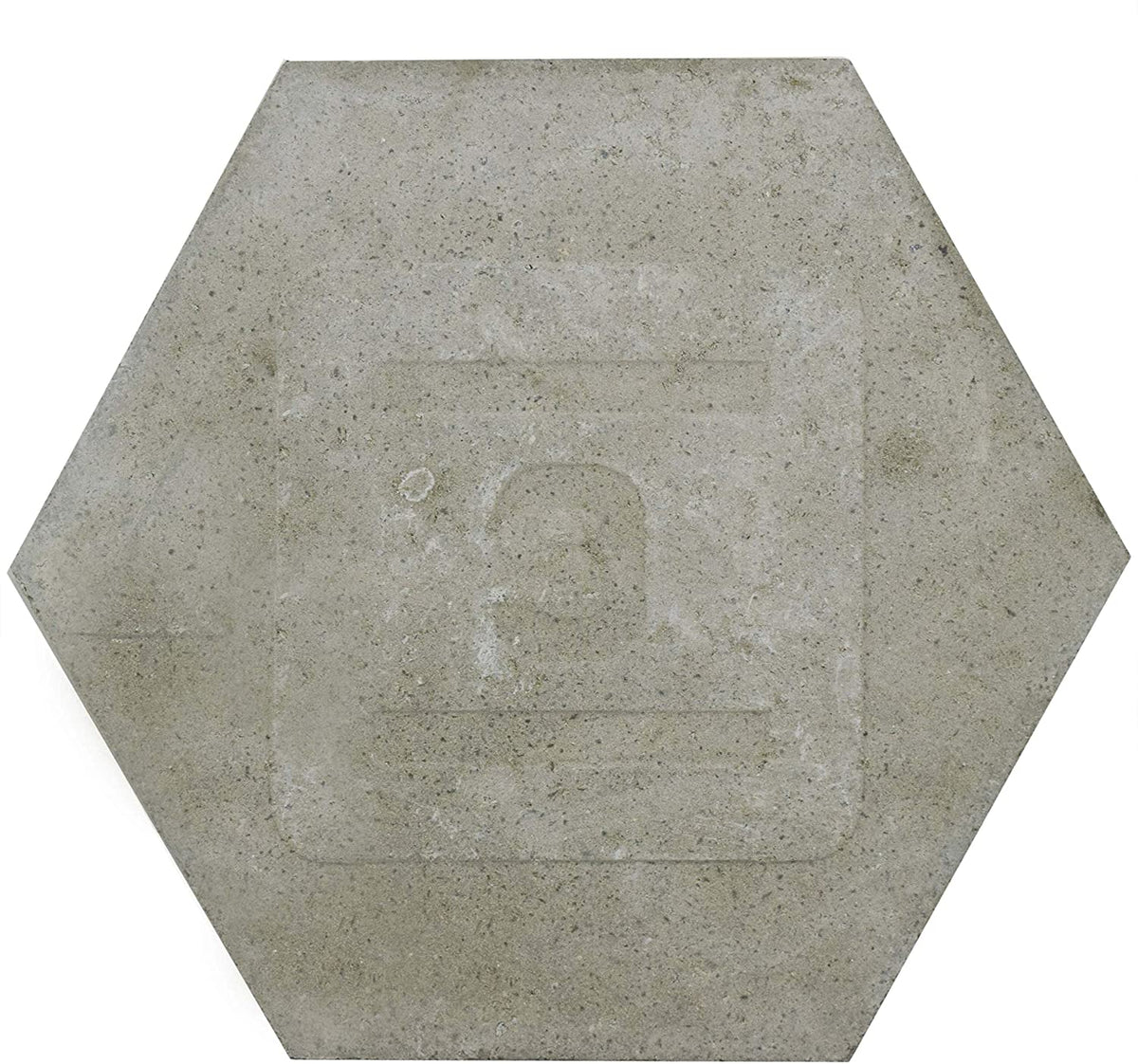 Unknown1 Cement Hex Channel Floor Wall Tile (12 Tiles/5 05 Sqft ) Grey ...